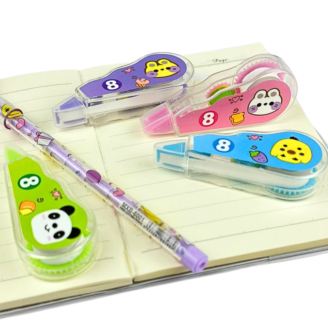 CORRECTOR DE CINTA BLISTER X 4PCS FIGURAS – Ziem